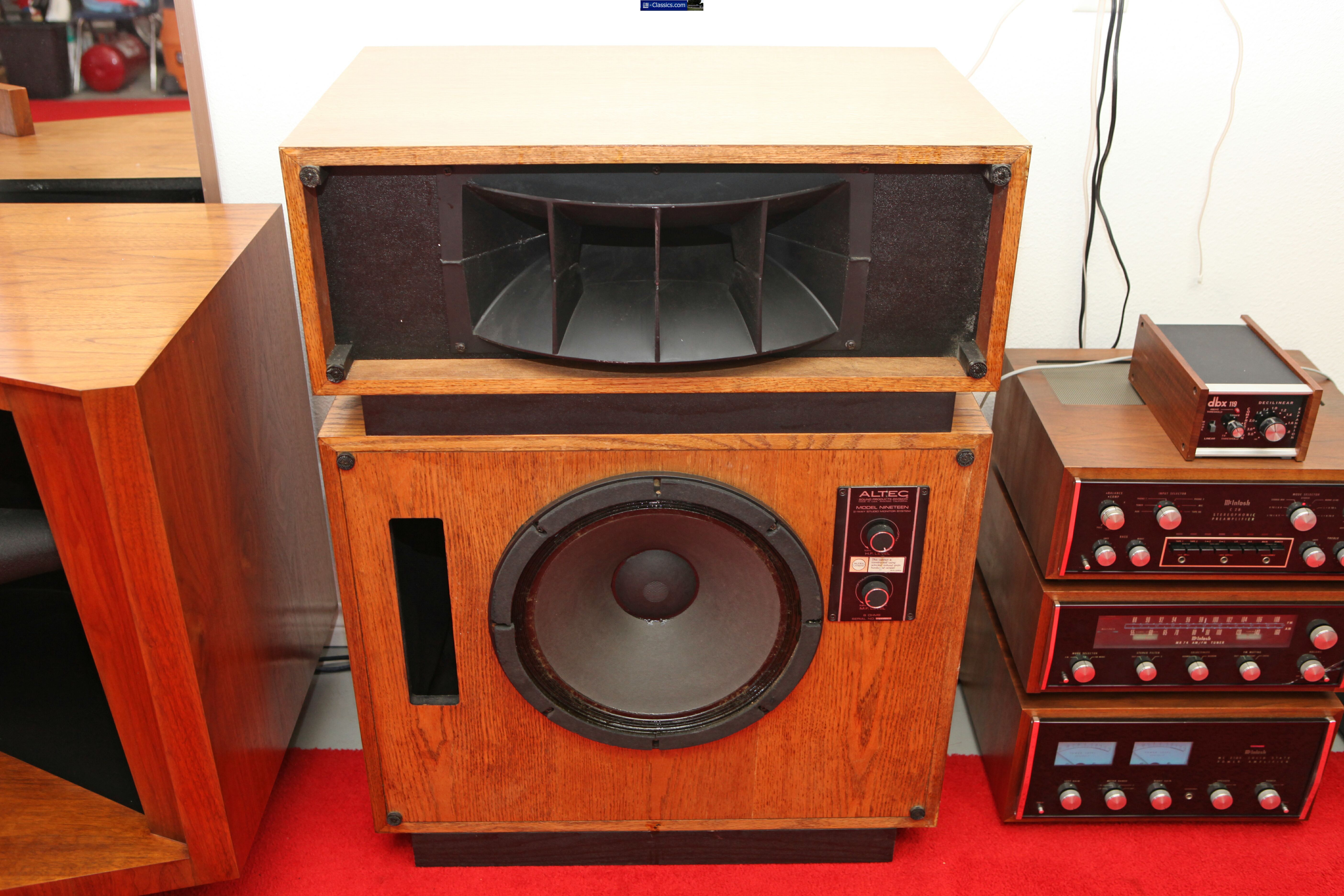 Altec Lansing Model 19s - Mint Original Owner - Studio Monitors - 416 ...